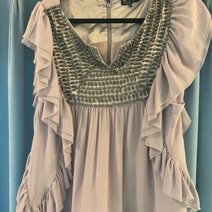 Rye Tops | Periwinkle Blue Long Sleeve Bow Top | Poshmark